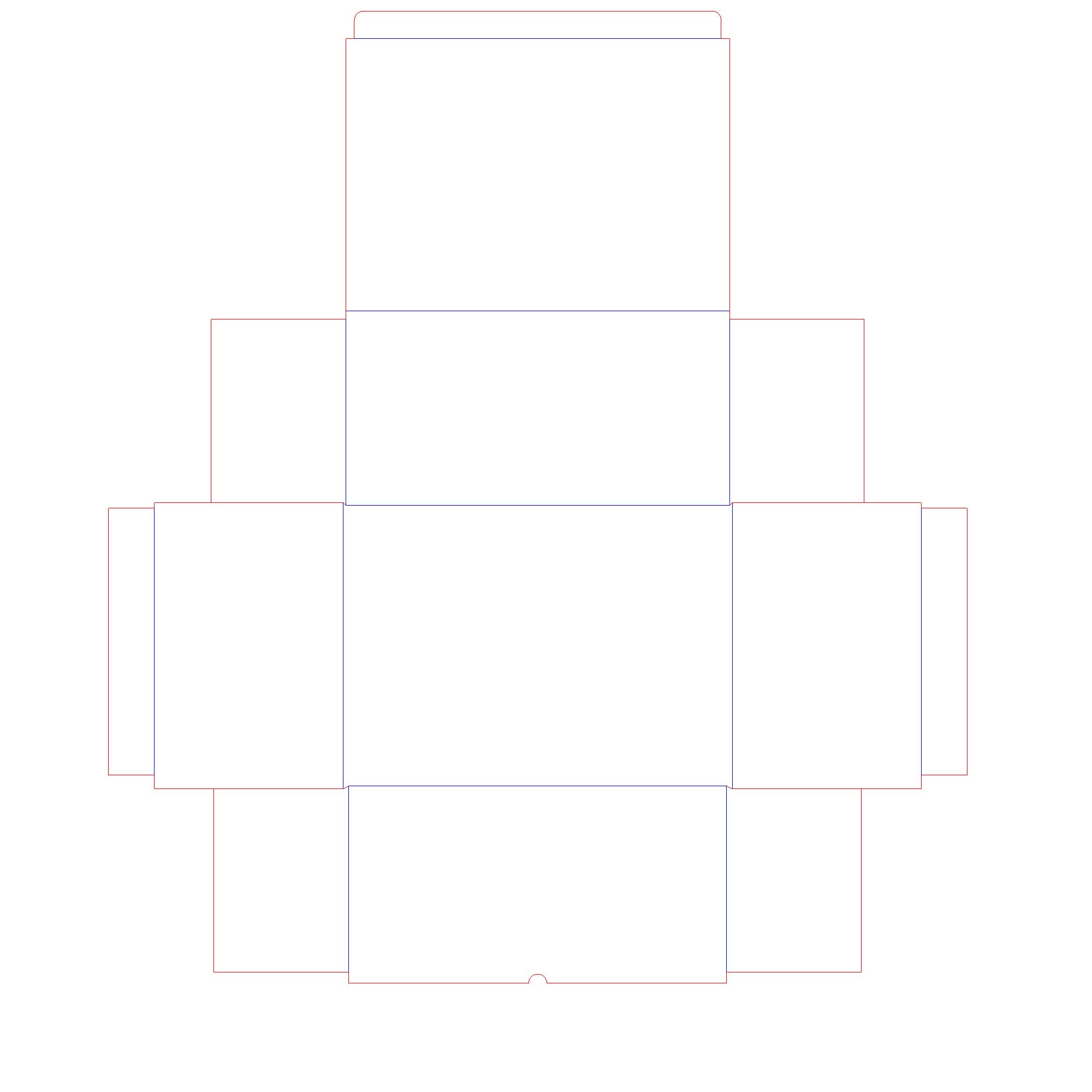 "16.5-in W x 11.5-in L x 8.25-in H rectangular box. | Plum Grove