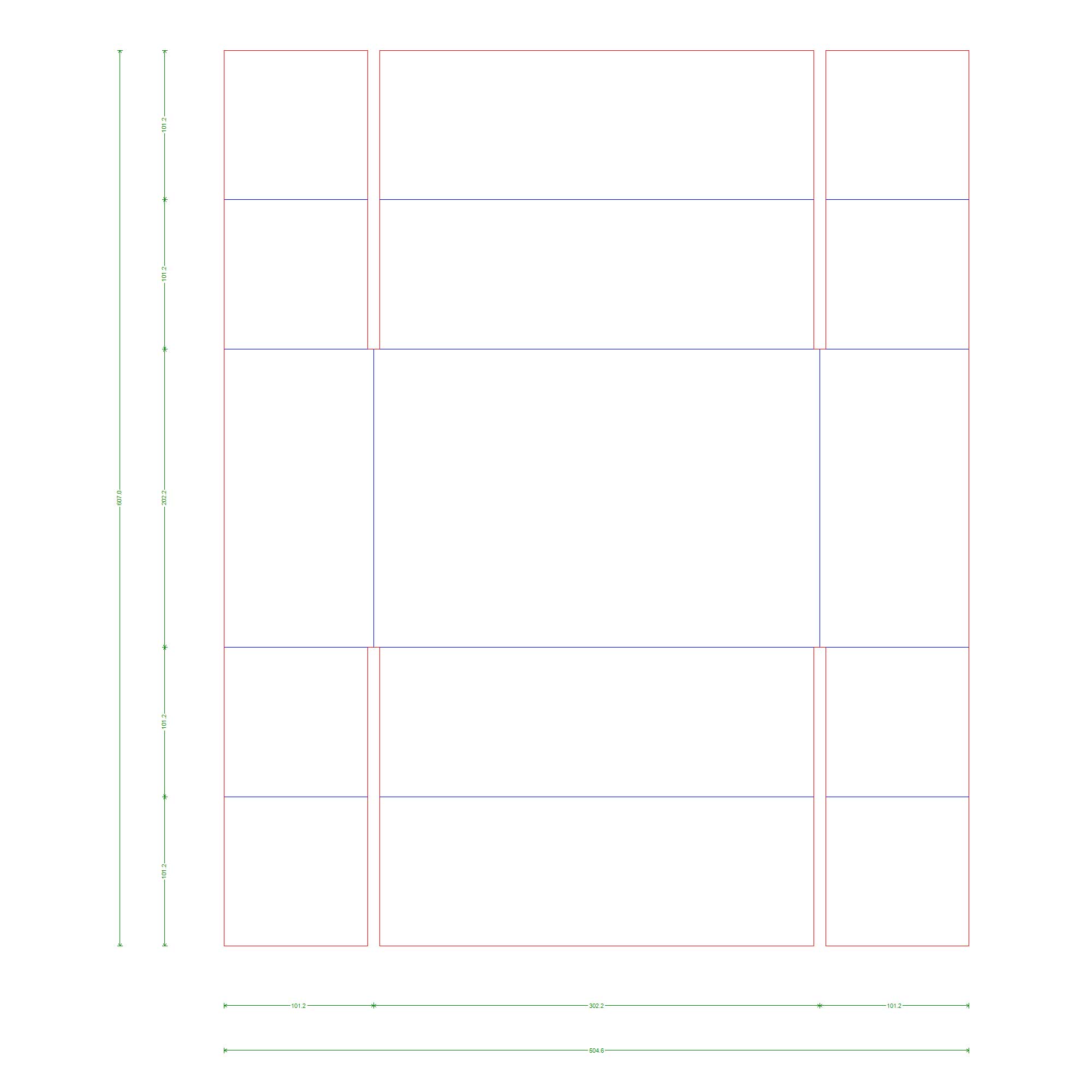 "8-in W x 12-in L x 4-in H rectangular box with open top and reinforced ...