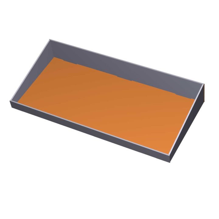 "4-in H x 27-in W x 12.5-in D countertop display tray. | Plum Grove