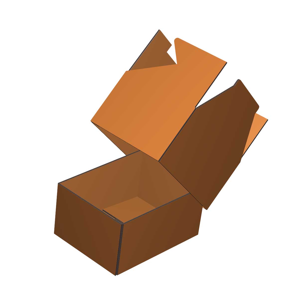 "12-in W x 16-in L x 12-in H rectangular box top and bottom. | Plum Grove