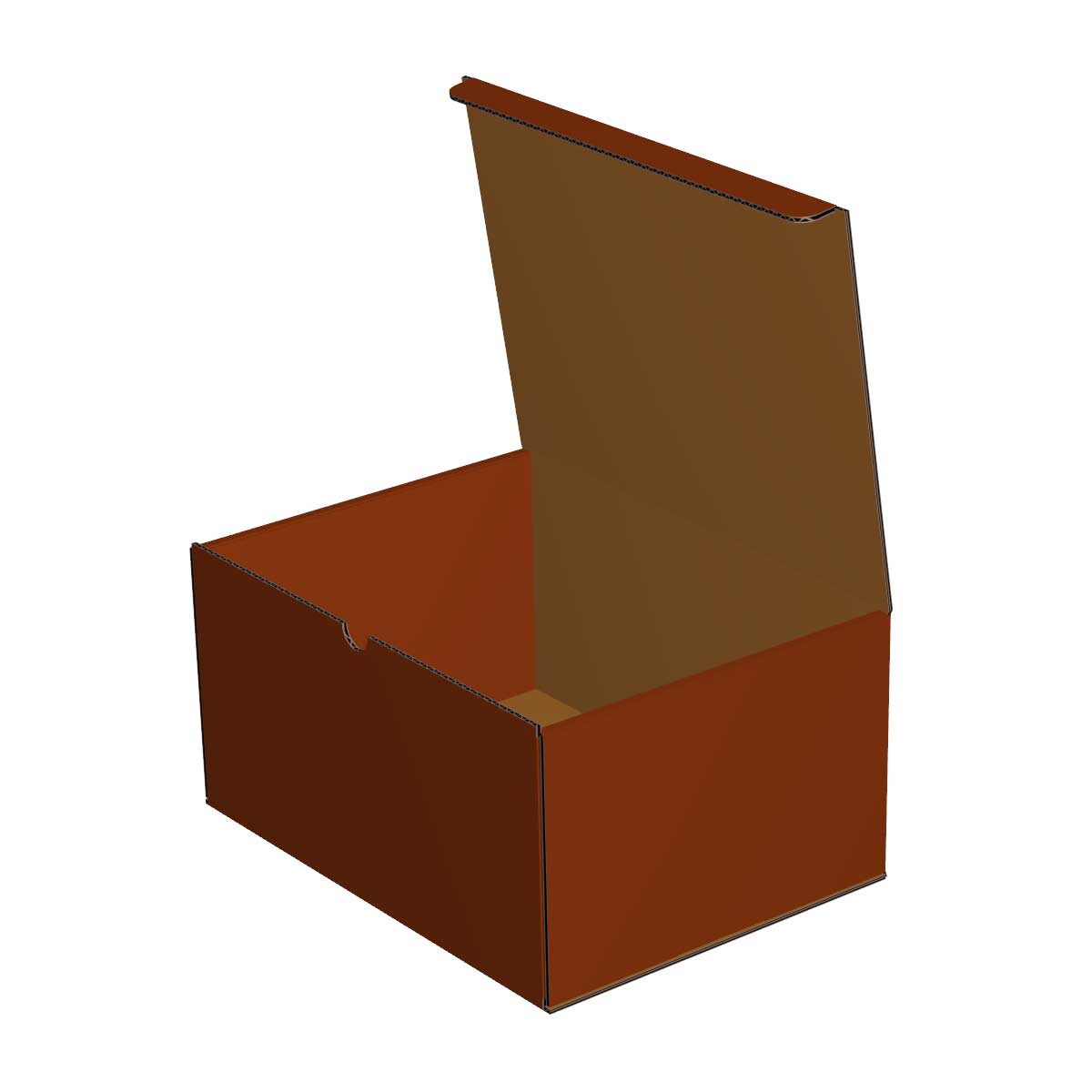 "12-in W x 16-in L x 8-in H rectangular box. | Plum Grove