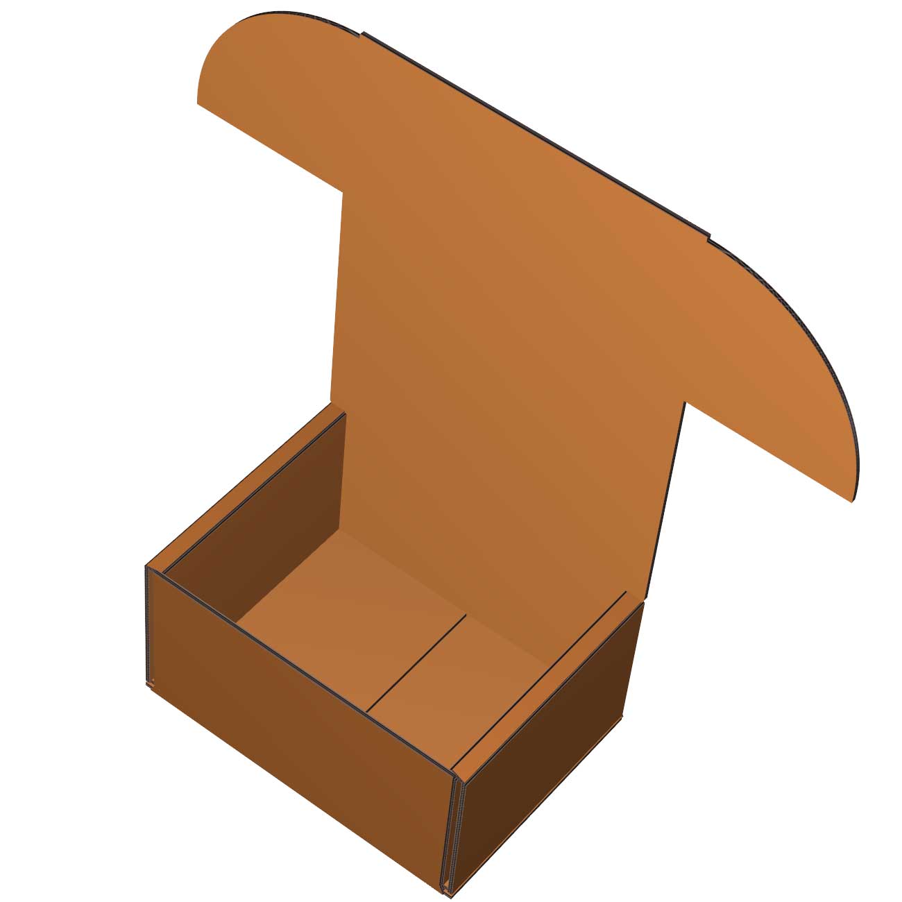 "12-in W x 16.5-in L x 8.25-in H rectangular box. | Plum Grove