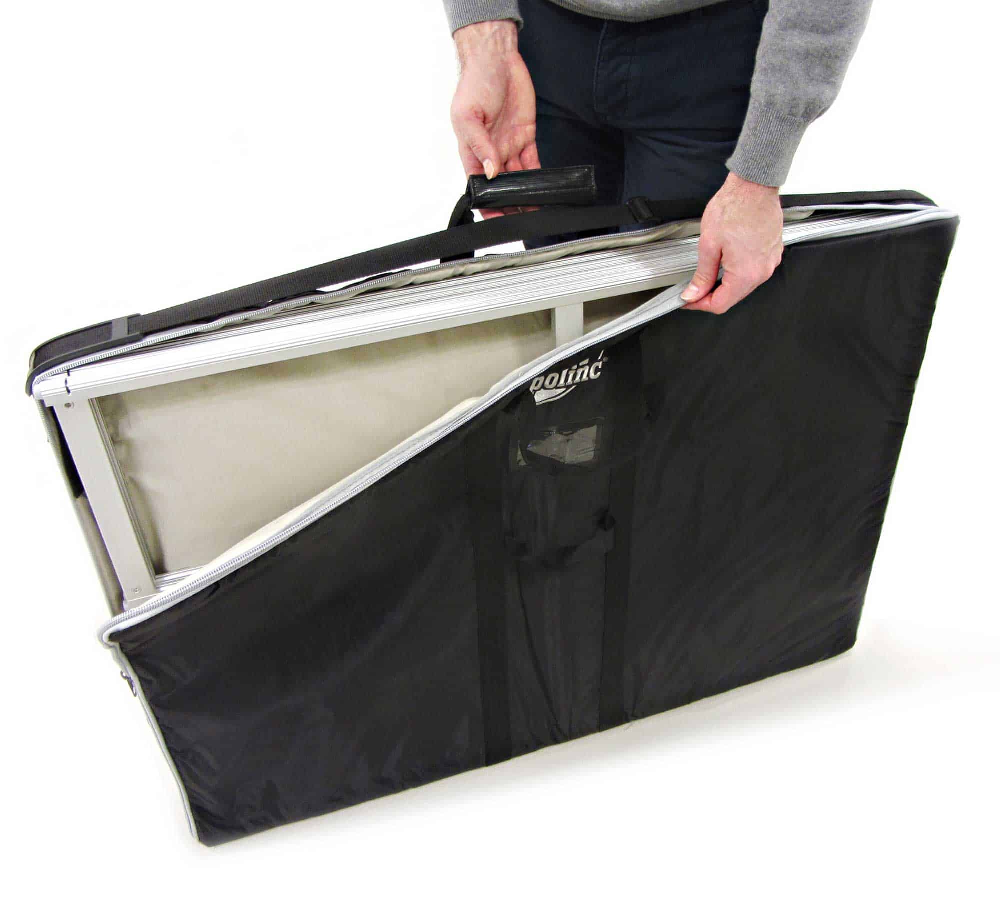 Diamond-shaped Stand Up Counter, 4x1.7x3.4-ft | Expolinc Universal ...