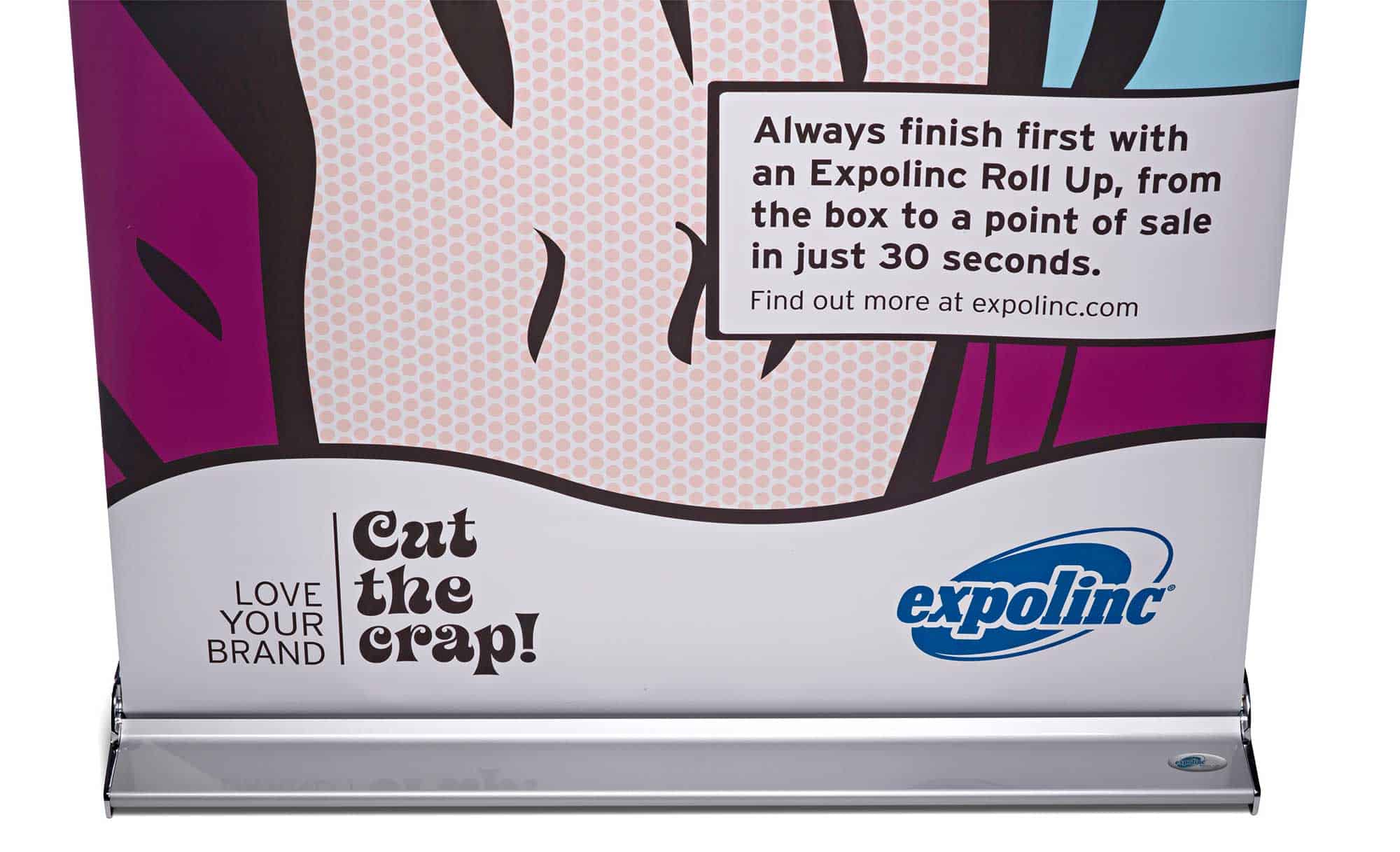 Roll Up Professional Banner Stands, Single/Double-Sided, 3x7-ft ...