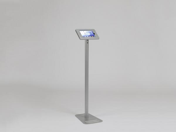 4-ft Curved iPad Stand with 3 Signs | Plum Grove