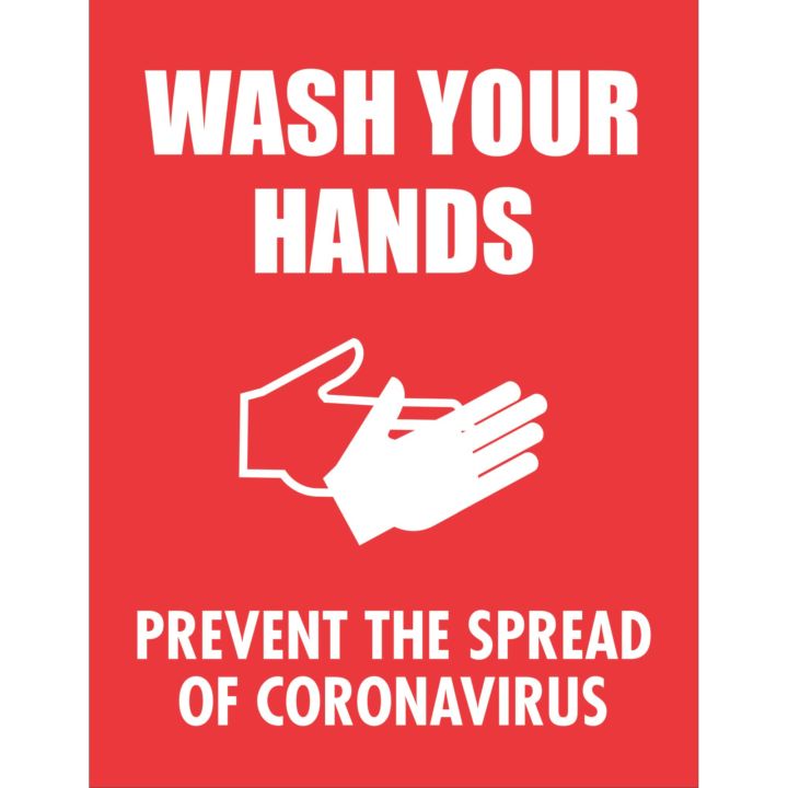"Wash Your Hands – Prevent The Spread of Coronavirus" Poster | Plum Grove