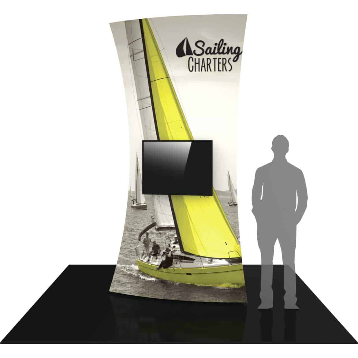 10-ft Tower with Dual TV Mounts, 5x3x10-ft | Orbus Formulate 03 | Plum ...