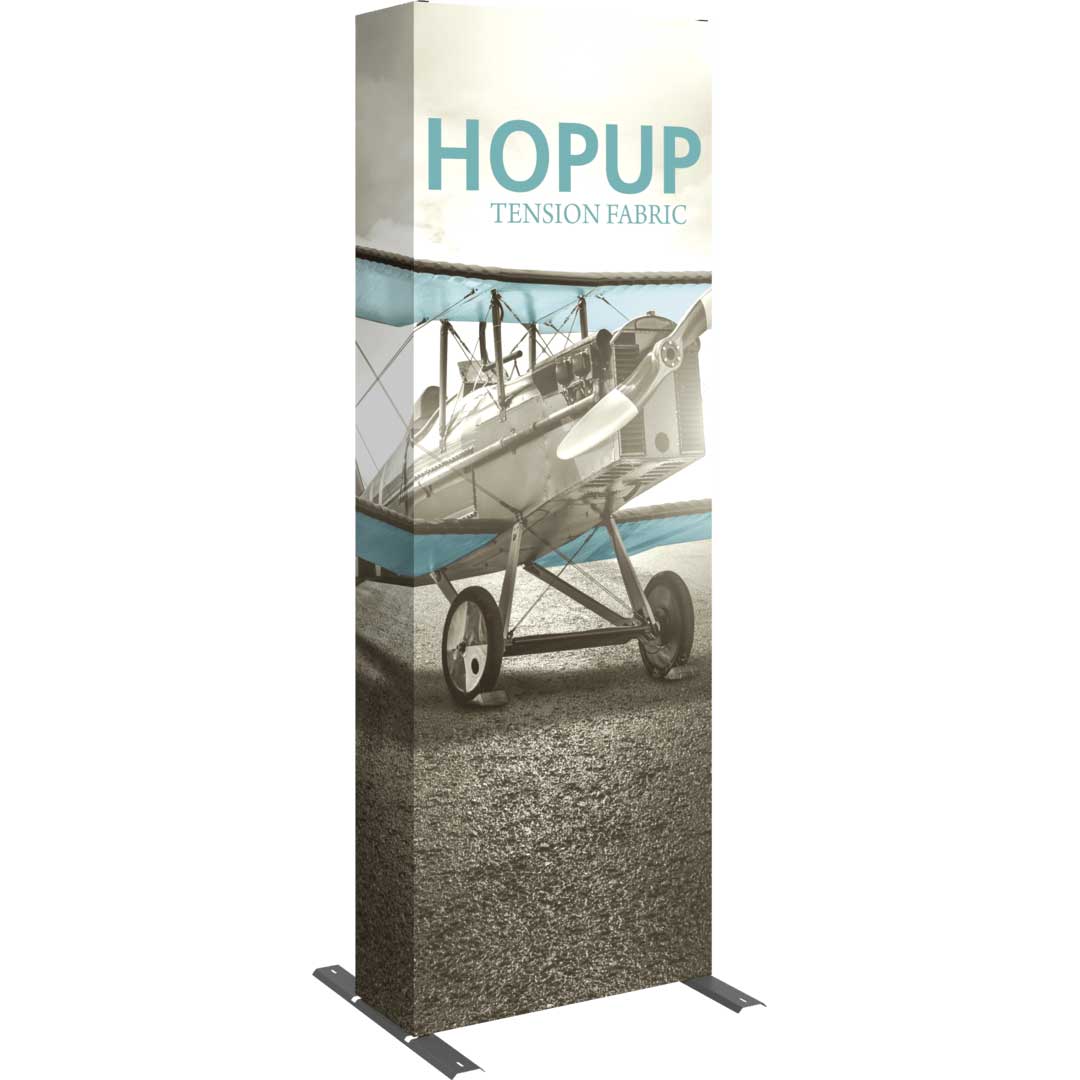 2.5x7.5-ft Portable Pop Up Display | Orbus Hopup | Plum Grove