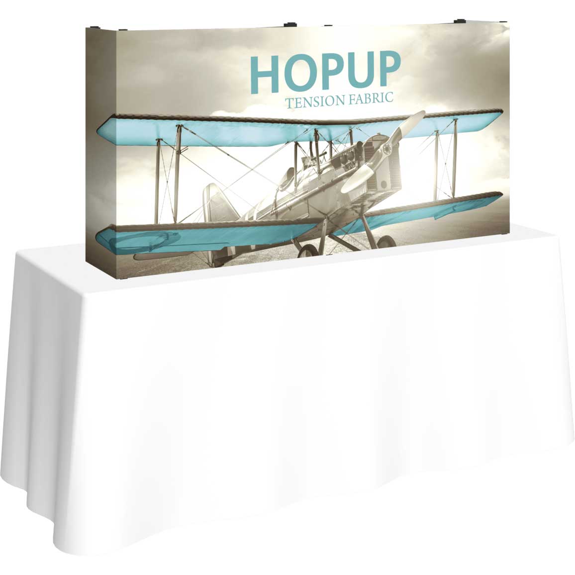 5x2.6-ft Portable Tabletop Display | Orbus Hopup | Plum Grove