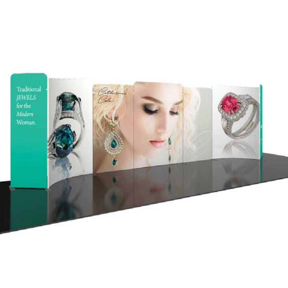 30-ft Curved Display with 7 Custom Art Panels | Orbus Modulate 4 | Plum ...