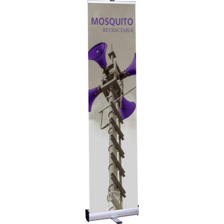 Retractable Banner Stand, 1.5x5.5-ft | Orbus Mosquito 400 | Plum Grove
