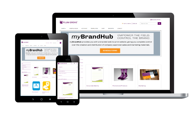 myBrandHub | Control Your Brand | Plum Grove
