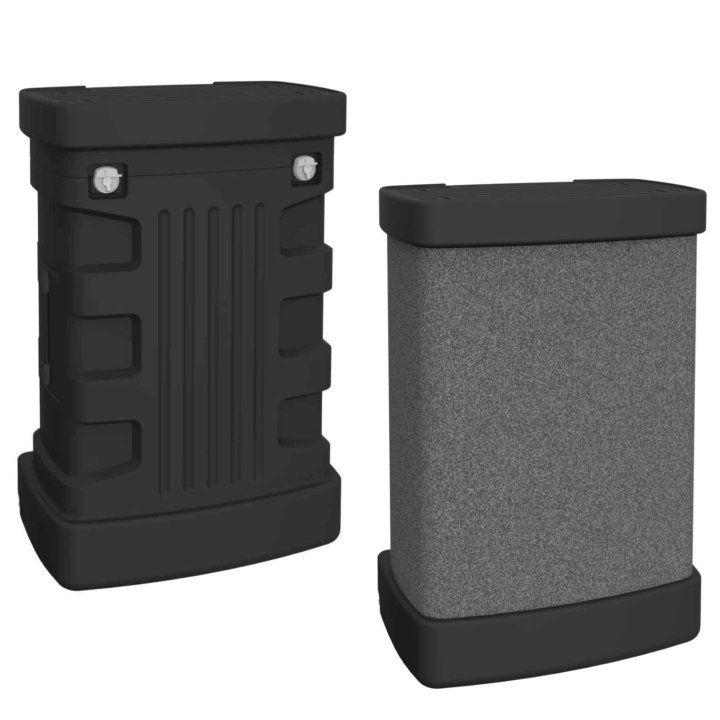 Shipping Case-to-Counter with Carpeted Wrap, 2x1.4x3.3-ft | Orbus OCX ...