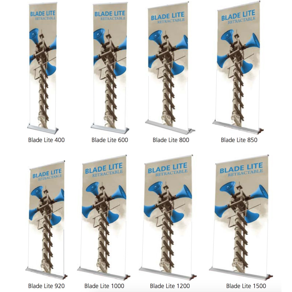 Retractable Banner, 1.5x6-ft | Orbus Blade Lite 400 | Plum Grove