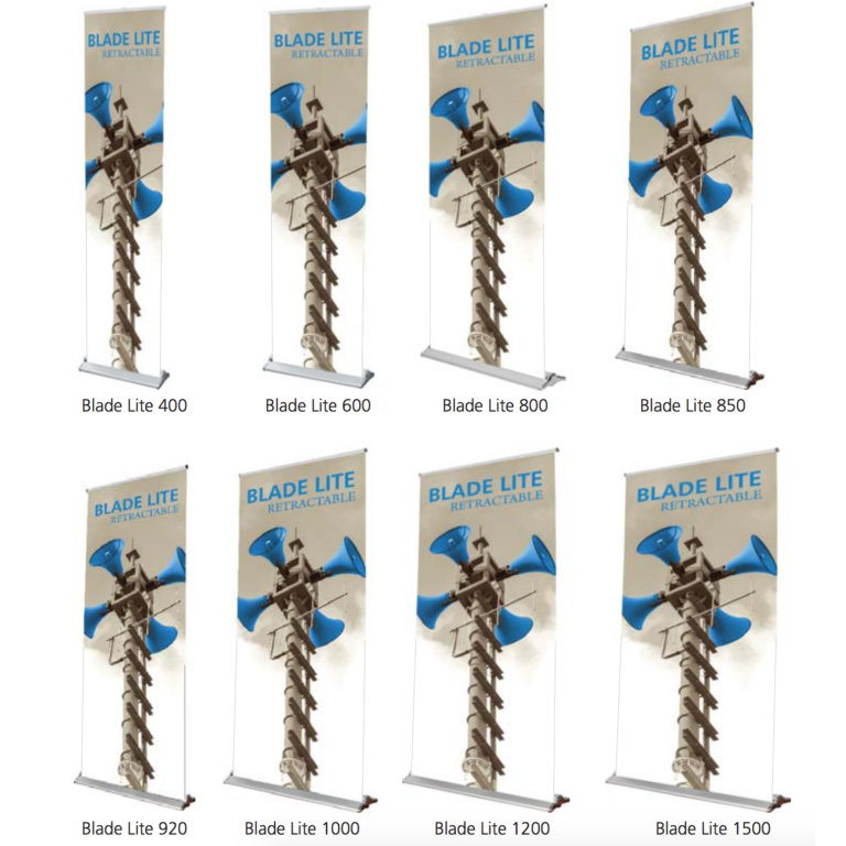 Retractable Banner Stand, 3x7-ft | Orbus Mosquito 850 | Plum Grove