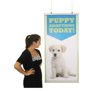 6-ft Backlit Sign, 3-sided, 2x6-ft | Orbus Tri-Tower | Plum Grove