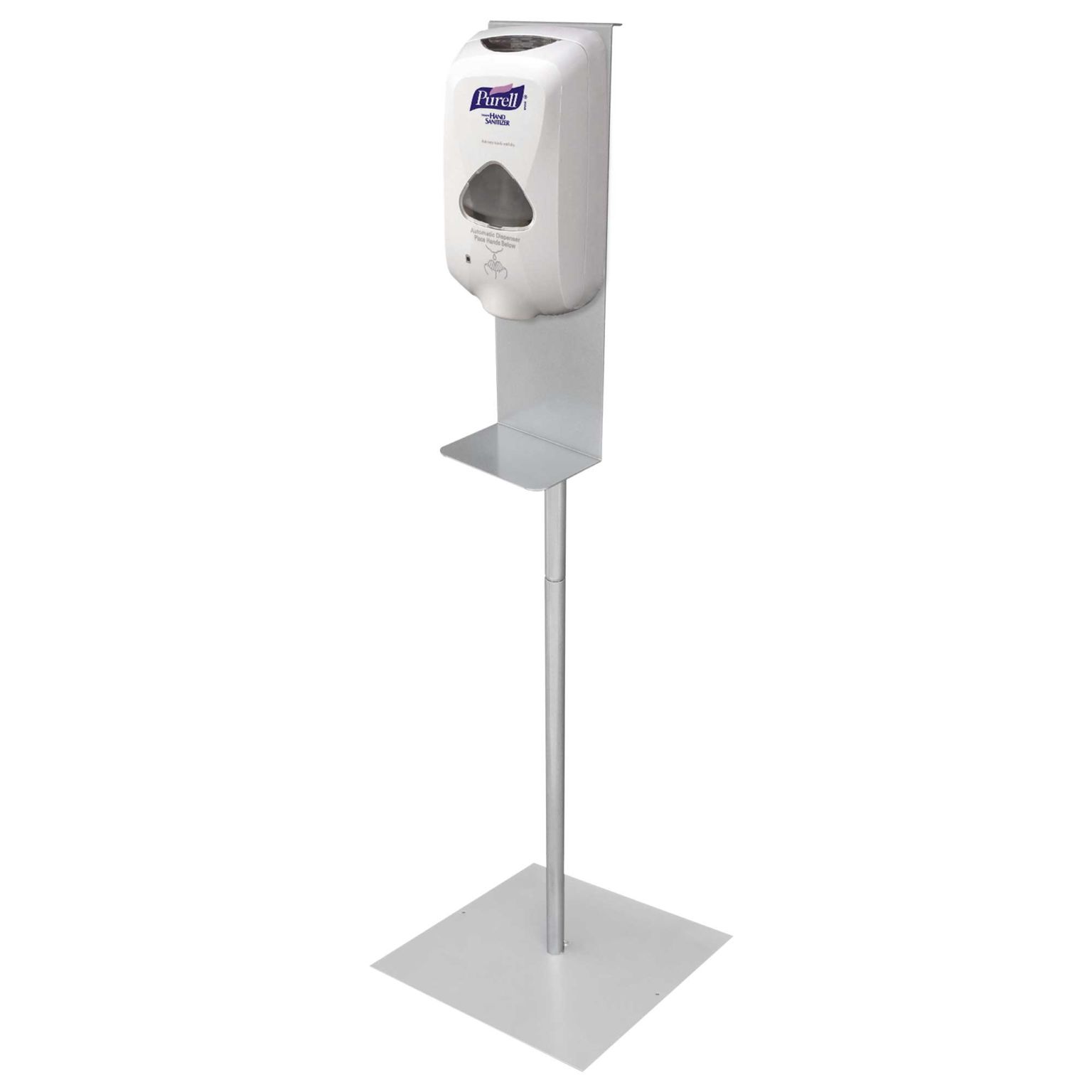 Automatic Hand Sanitizer Dispenser with Silver Stand & Sign ...