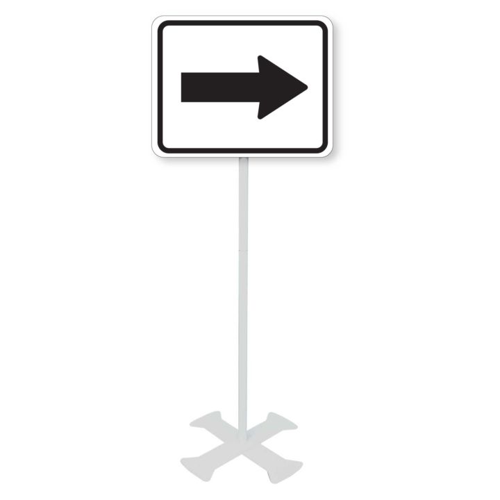Directional Arrows, 4-ft Steel Sign Stand | Plum Grove