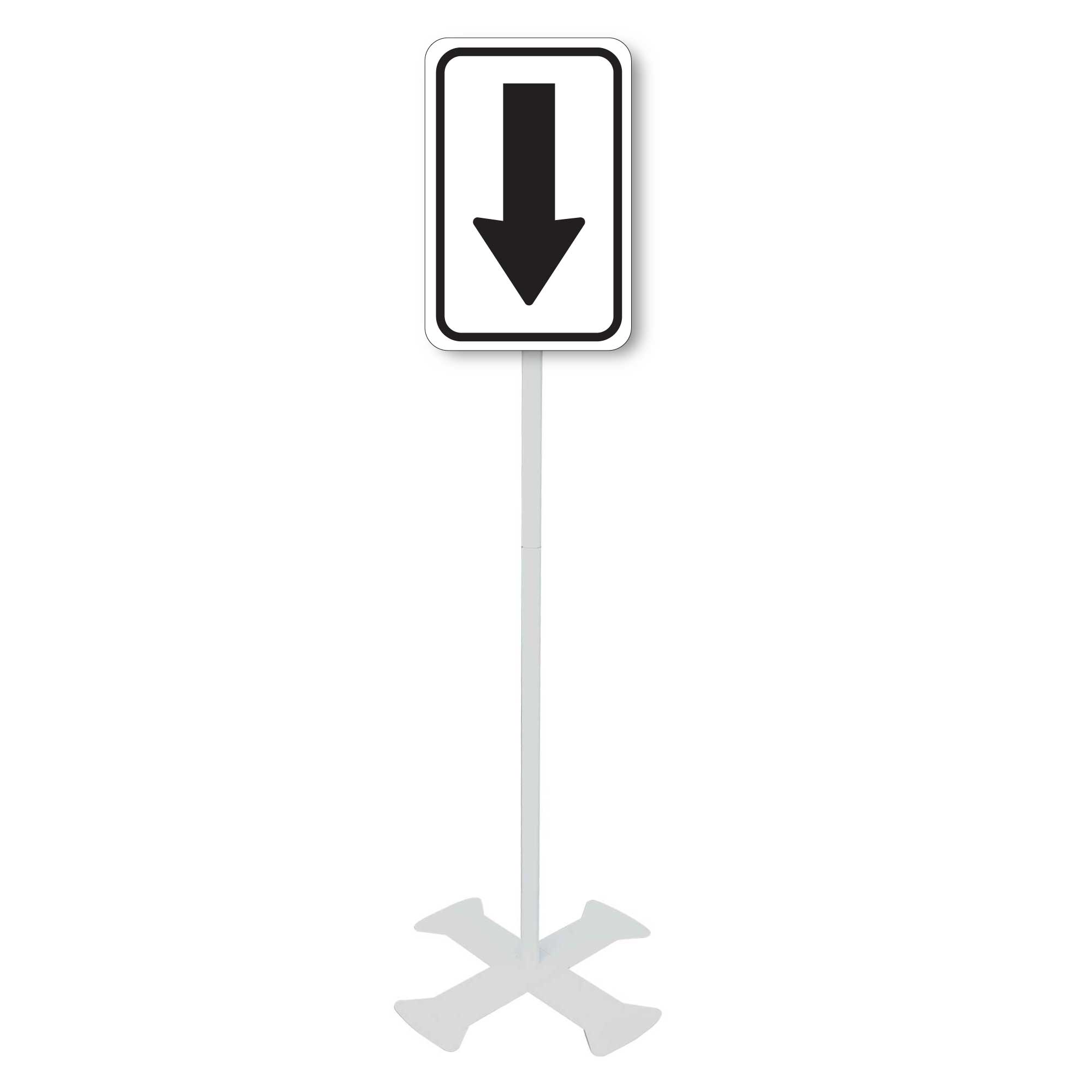 Arrow Signs, 4-ft Steel Sign Stand | Plum Grove
