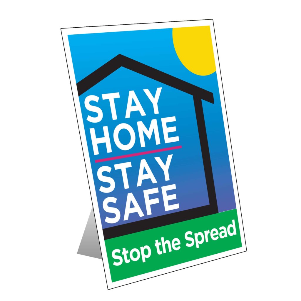 "Please Wear A Face Mask" Table Top Sign | Plum Grove