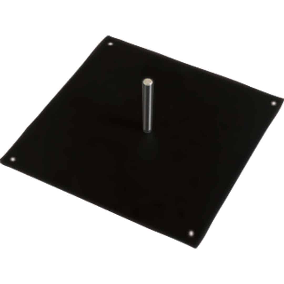 Steel Square Base for Zoom Flex Flag | Orbus | Plum Grove